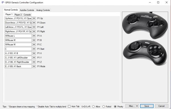 Bizhawk Sinden Lightgun